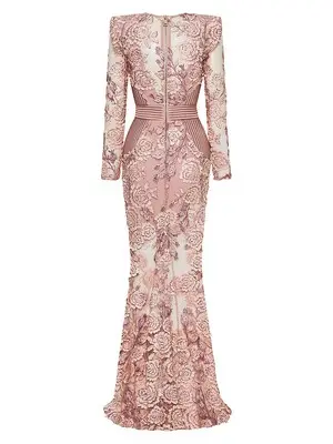 ZHIVAGO The Beginning Floral Lace Gown
