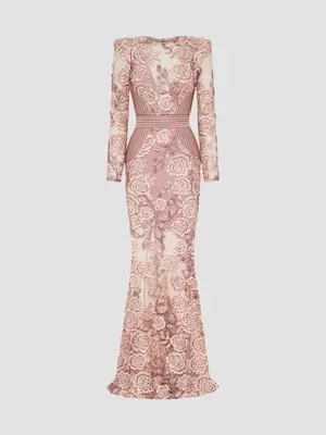 ZHIVAGO The Beginning Floral Lace Gown