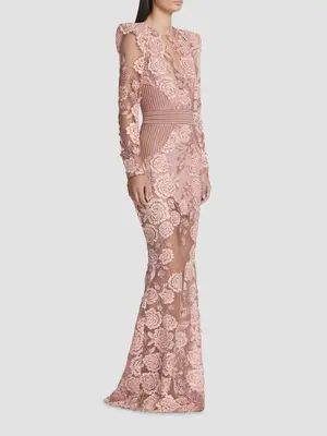 ZHIVAGO The Beginning Floral Lace Gown