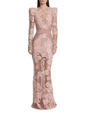 ZHIVAGO The Beginning Floral Lace Gown