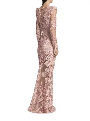 ZHIVAGO The Beginning Floral Lace Gown