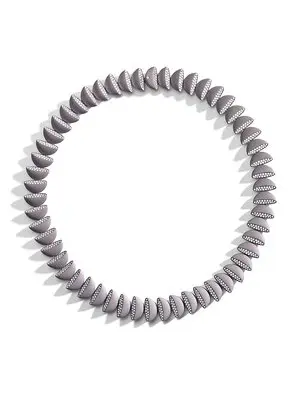 Vhernier Eclisse Endless & 6.30 Tcw Diamond Necklace - Titanium