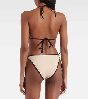 TOTEME Halterneck Bikini Top - White