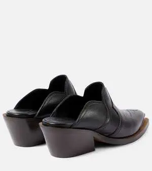 Dorothee Schumacher Western Shine Leather Mules