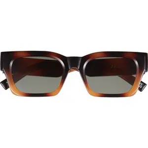 Le Specs Le Specs Shmood Rectangular Sunglasses Tortoise