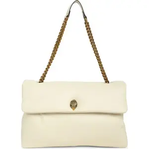 Kurt Geiger Leather Shoulder Bag - Bone