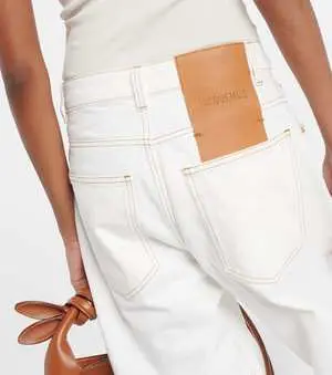 Jacquemus Le De-nîmes Wide-leg Jeans - White