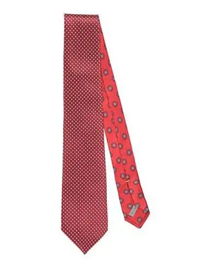 Canali CANALI Necktie Silk Tomato Red