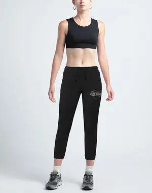 Moschino Midnight Cotton And Elastane Tapered Leg Pants - Black