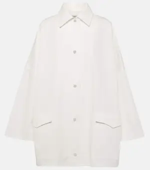 TOTEME Oversized Cotton Twill Jacket