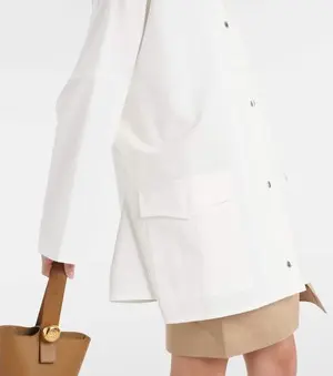 TOTEME Oversized Cotton Twill Jacket