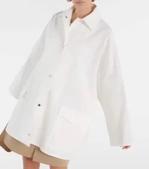 TOTEME Oversized Cotton Twill Jacket