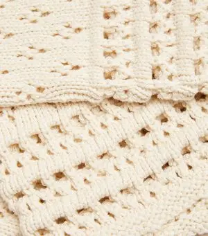 FRAME Crochet Shift Mini Dress