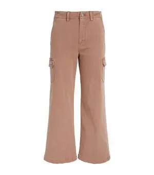 Paige Carly Wide-leg Cargo Trousers