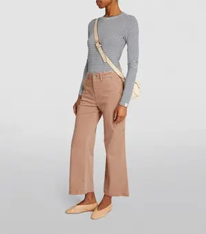 Paige Carly Wide-leg Cargo Trousers