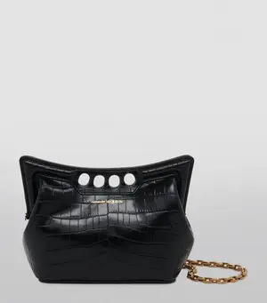 Alexander McQueen Leather The Peak Shoulder Bag
