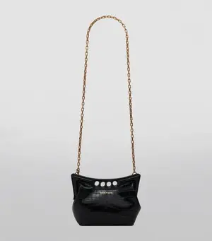 Alexander McQueen Leather The Peak Shoulder Bag