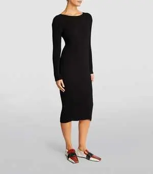 Issey Miyake Hatching Pleats Midi Dress