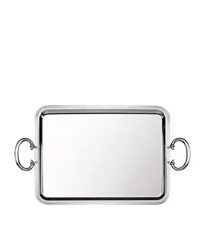 Christofle Plated Albi Handled Tray - Silver