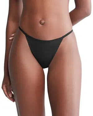 Calvin Klein Ideal Micro String Bikini Black
