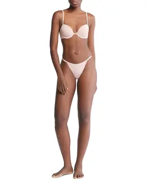Calvin Klein Ideal Micro String Bikini - Cedar