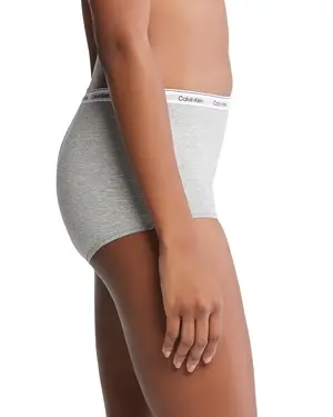 Calvin Klein Modern Logo Boyshorts - Gray Heather