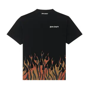 Palm Angels Tiger Flames Tee /orange