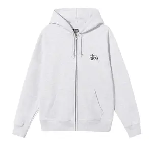 StÜssy Basic Zip Hood 'ash Heather - Grey