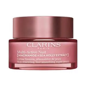 Clarins Multi-active Night Moisturizer For Lines, Pores, Glow With Niacinamide - One-color