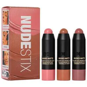 NUDESTIX Mini Sunkissed Blush & Bronze 3pc Kit - One-color