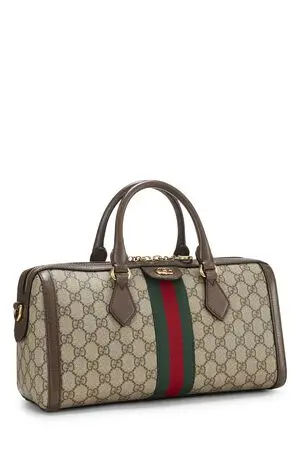 Gucci Gg Supreme Ophidia Handle Bag