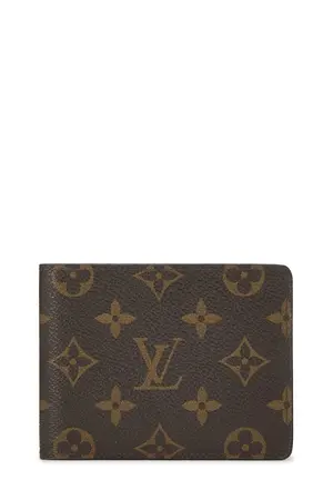 LOUIS VUITTON Monogram Canvas Multiple Wallet - Brown