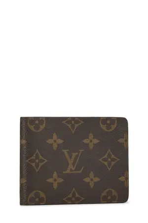 LOUIS VUITTON Monogram Canvas Multiple Wallet - Brown
