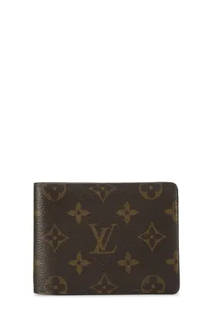 LOUIS VUITTON Monogram Canvas Multiple Wallet - Brown