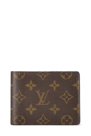 LOUIS VUITTON Monogram Canvas Multiple Wallet - Brown