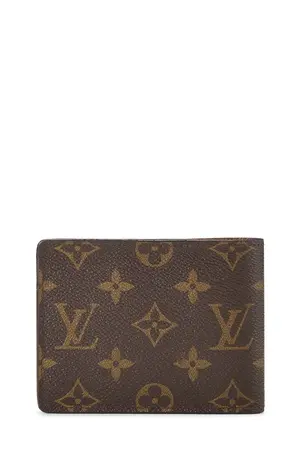 LOUIS VUITTON Monogram Canvas Multiple Wallet - Brown