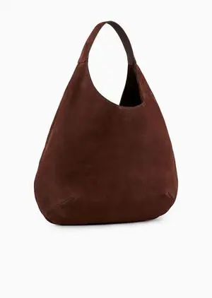 Giorgio Armani Suede Hobo Bag