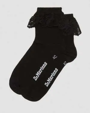 Dr. Martens Frill Organic Cotton Blend Socks - Black