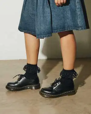 Dr. Martens Frill Organic Cotton Blend Socks - Black
