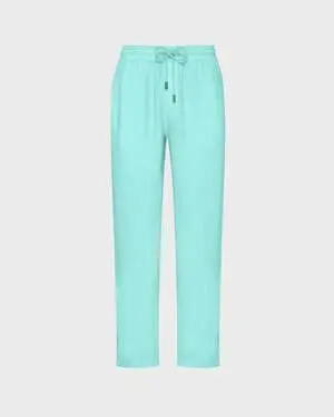 Vilebrequin Pacha Linen Relaxed Fit Trousers - Green