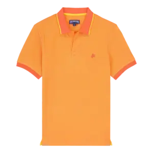 Vilebrequin Cotton Polo Solid Polo Palan Yellow