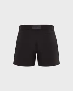 Vilebrequin Tailored Wool Swim Trunks - Black
