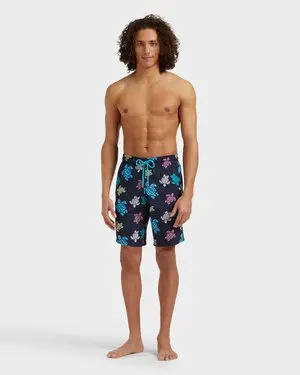 Vilebrequin Long Stretch Swim Trunks - Blue