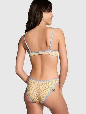 Pink By Frankies Bikinis Golden Hour Bikini Bottom - Yellow