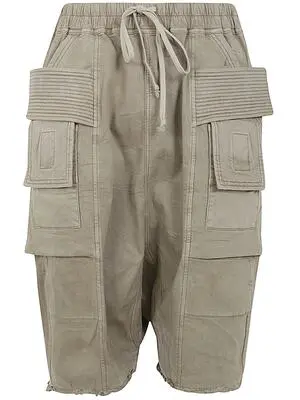 Rick Owens Creatch Cargo Pods Shorts Clothing - Grey