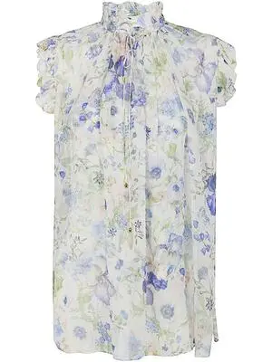 Zimmermann Zimmermann Nature Frilled Tank - Blue