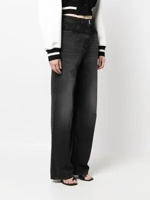 Givenchy Givenchy Straight Leg Jeans Black