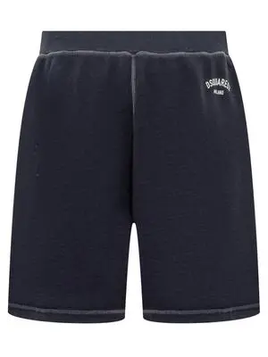 Dsquared2 Ruined Effect Cotton Shorts