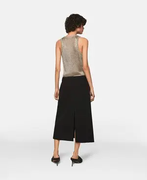 Stella McCartney Whipstitch-closure Wool Skirt