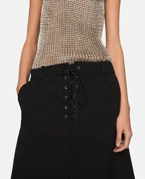 Stella McCartney Whipstitch-closure Wool Skirt
